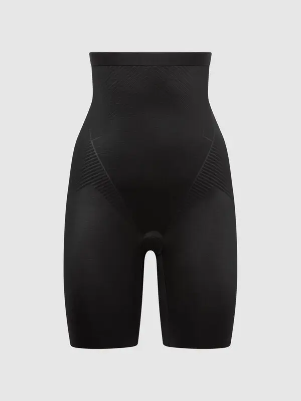 Spanx Shapewear Firming High-waisted Mid-thigh Shorts - Black