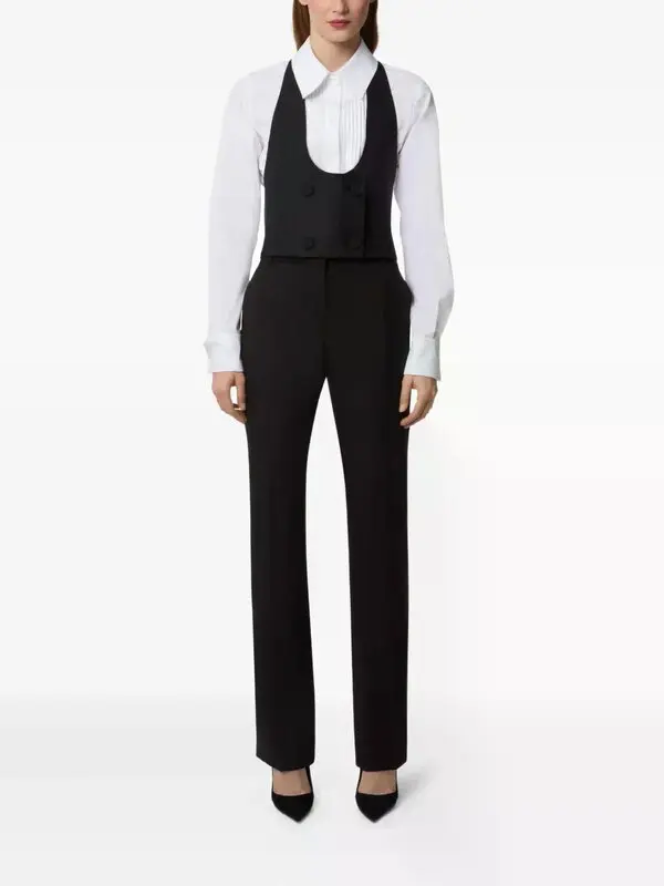 Nina Ricci Double-breasted Halter Vest
