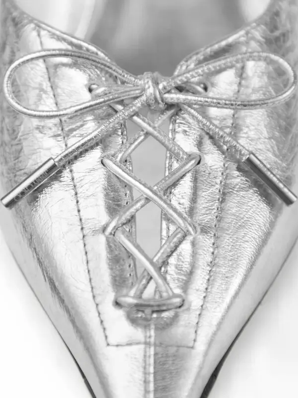 JIMMY CHOO 50mm Scarlett Lace-up Pointed-toe Mules
