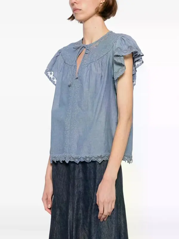 Ulla Johnson Effie Top - Blue