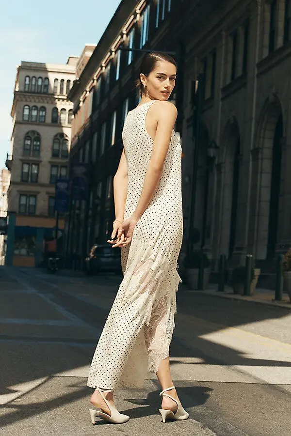 antique white lace dress White Lace Long Sleeve Dress