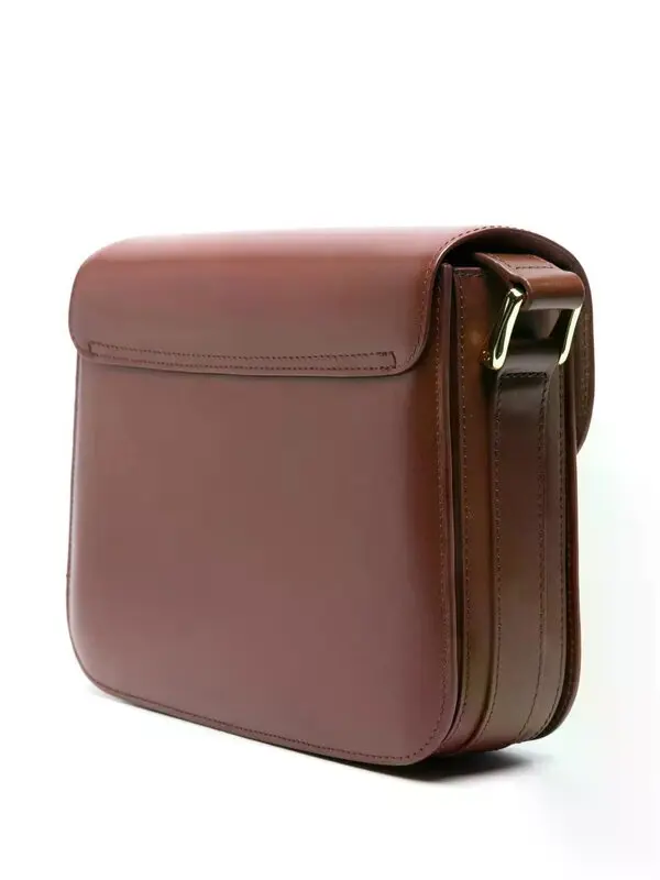 A.p.c. Grace Leather Crossbody Bag - Brown