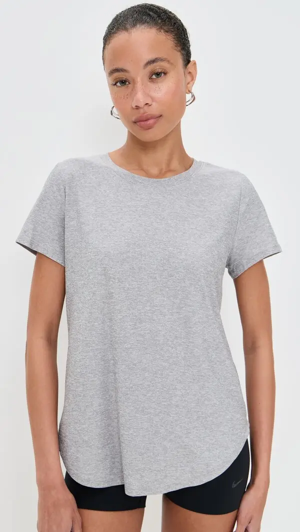 Beyond Yoga Featherweight Tee - Silver Mist