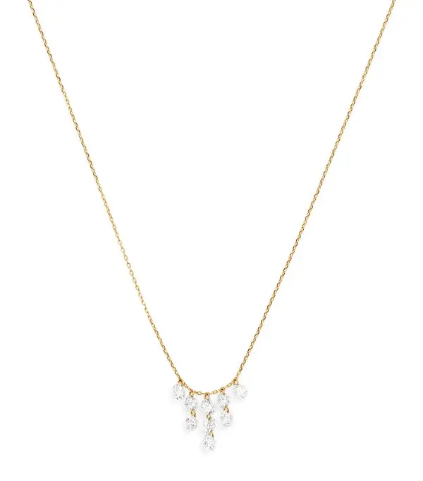PERSEE Céleste Triangle Diamond Necklace - Gold
