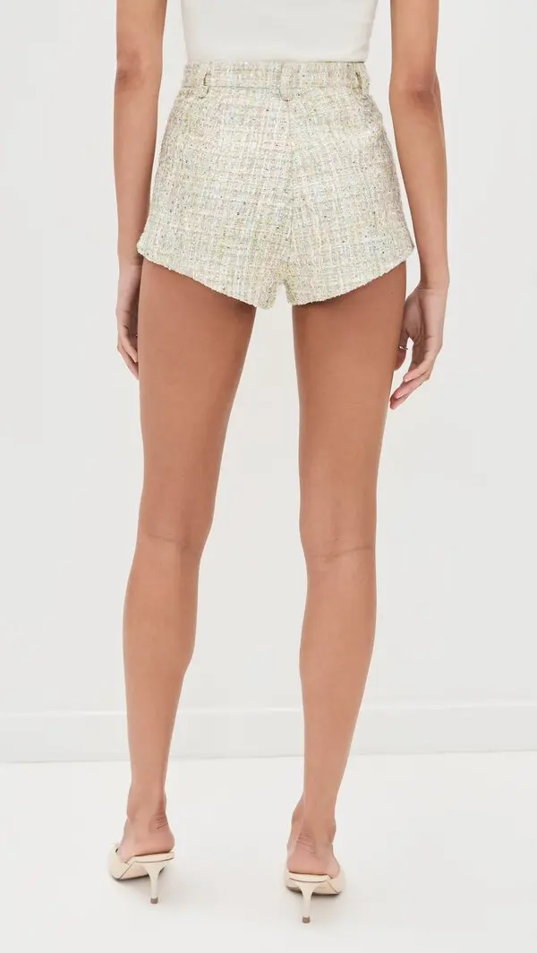Line & Dot Clover Tweed Shorts