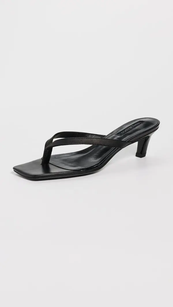Tony Bianco Topaz Thong Sandals Black Como 40% Off Editorialist