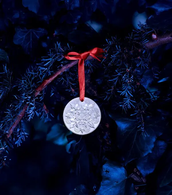 Lalique Crystal Ivy Tree Decoration
