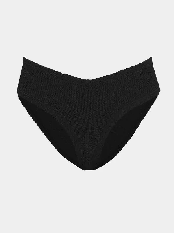 Hunza G V-waist Bikini Bottom - Black