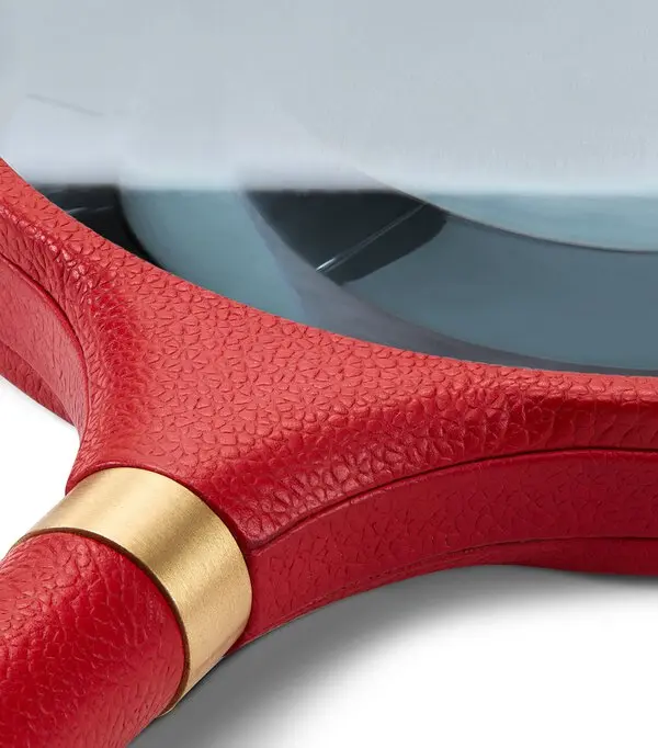 Assouline Leather Archival Magnifying Glass - Red