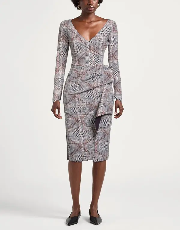 Chiara Boni La Petite Robe Bodycon Midi Dress In Purple - 87% Off |  Editorialist