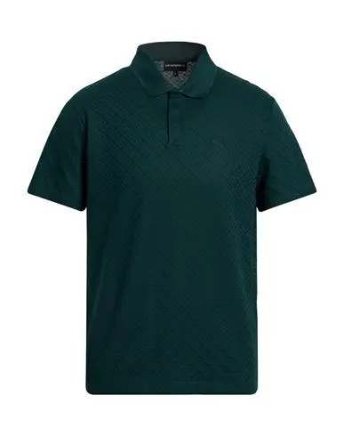 Emporio Armani Polo Shirt Emerald Size Cotton - Green