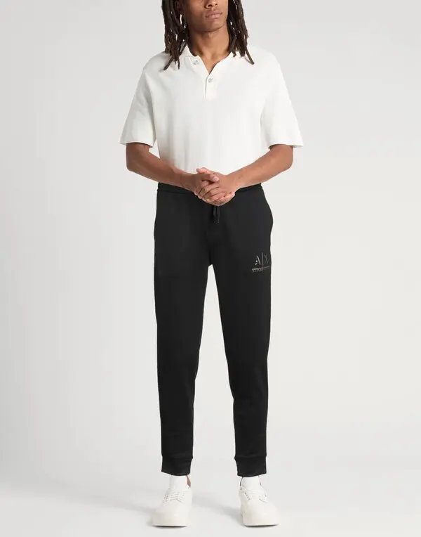 Armani Exchange Pants Size Polyester, Viscose, Elastane - Black