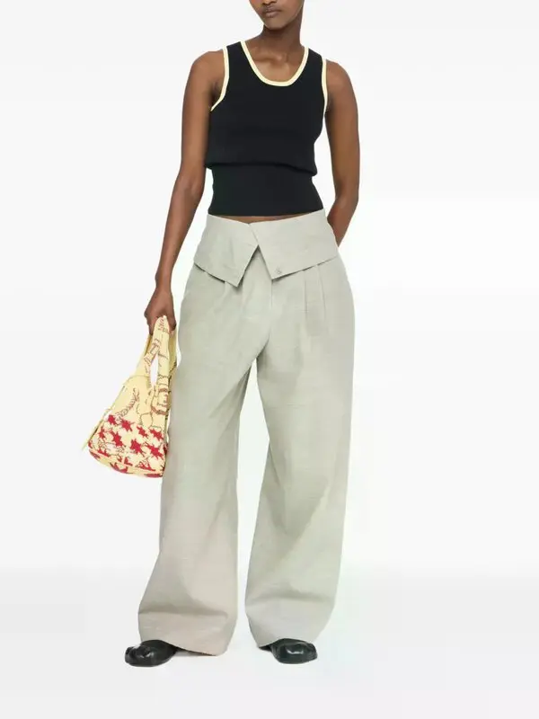 JW Anderson Wrap-front Pleated Trousers