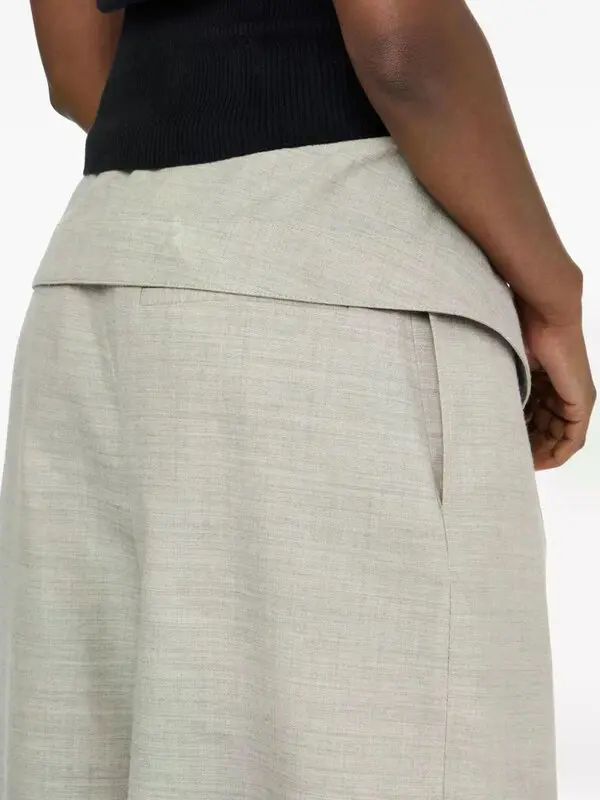 JW Anderson Wrap-front Pleated Trousers