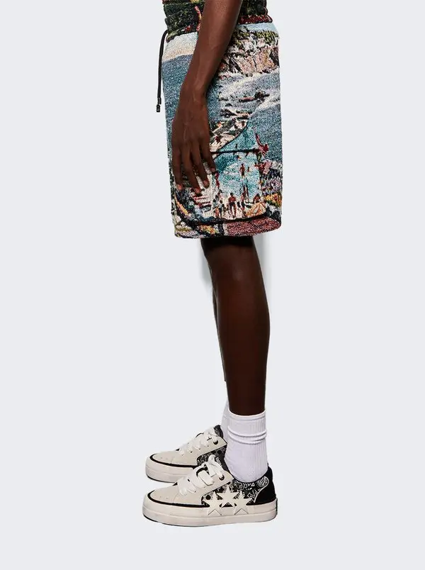 Amiri Paradise Tapestry Cargo Shorts - Multi