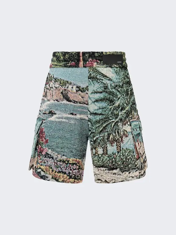 Amiri Paradise Tapestry Cargo Short