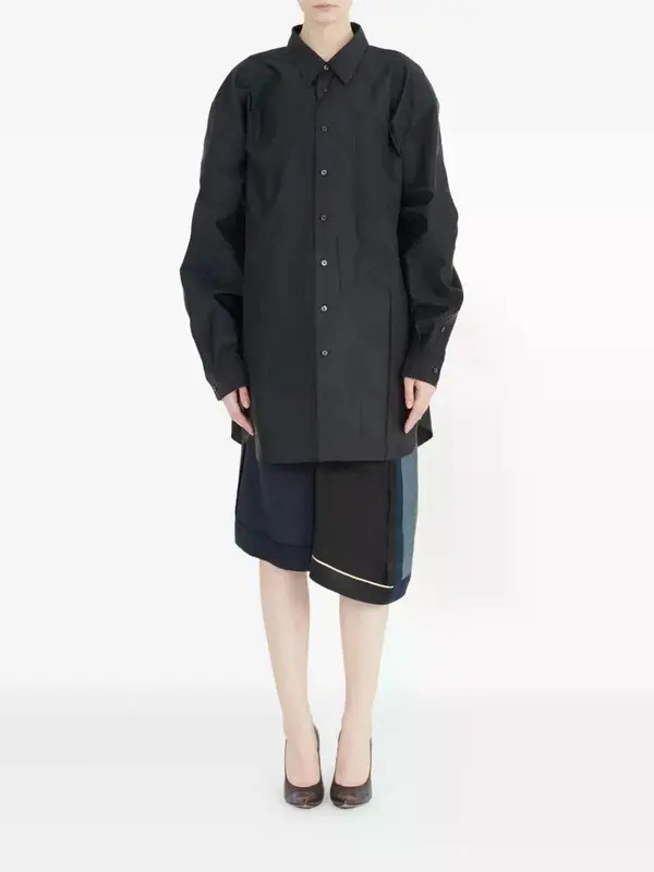 MAISON MARGIELA Long-sleeved Shirt - Black