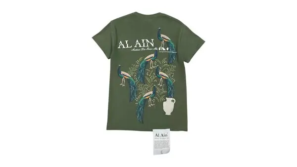 AL AIN Peacock T-shirt - Green