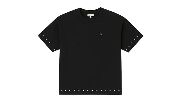BLDG4 Polished Short Sleeve Knit T-shirt - Black