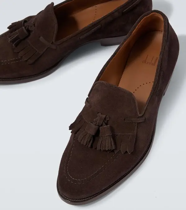 Dunhill Suede Loafers