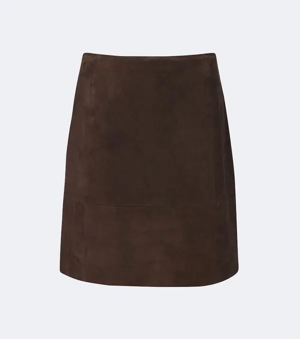 Vince Suede Miniskirt - Brown
