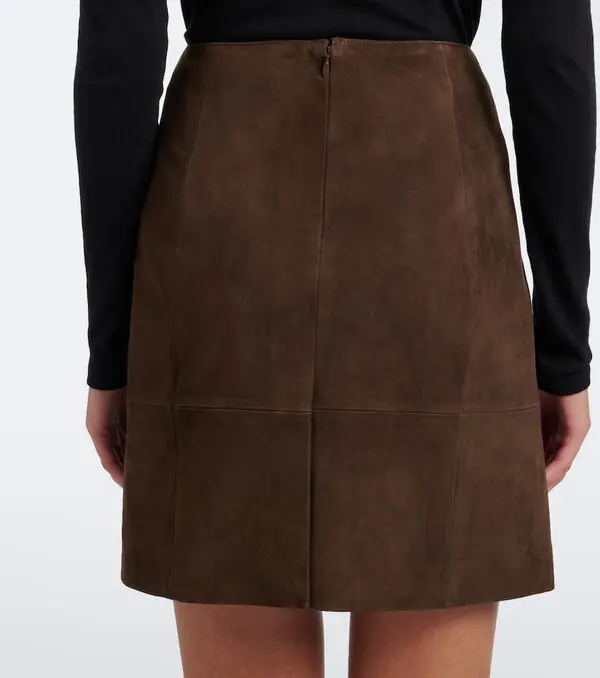 Vince Suede Miniskirt - Brown