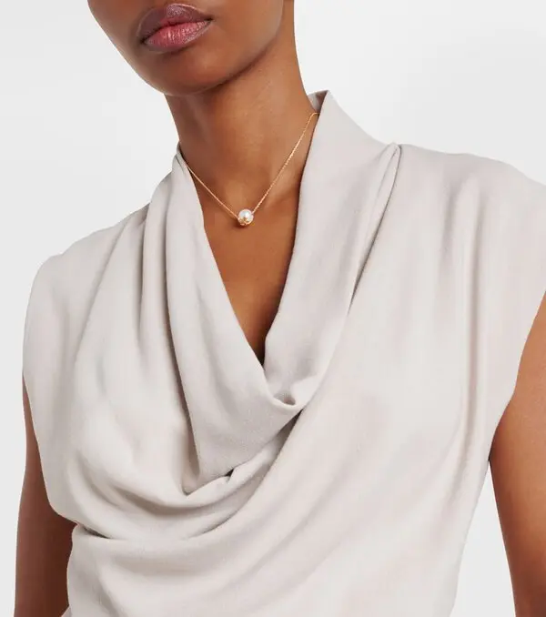 Tove Nuala Draped Top - Grey