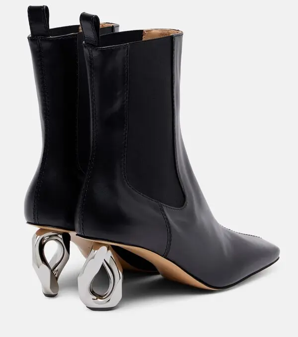 JW Anderson Chain Leather Ankle Boots