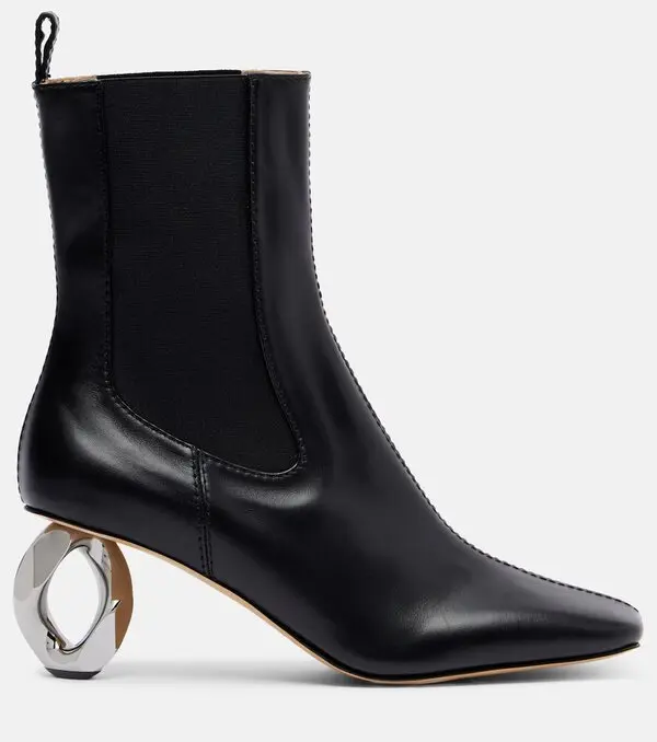 JW Anderson Chain Leather Ankle Boots