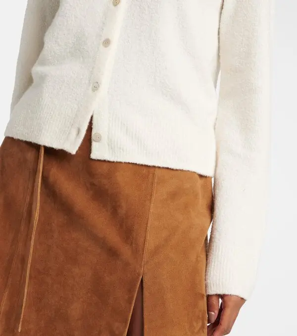 Vince Silk And Cashmere-blend Cardigan