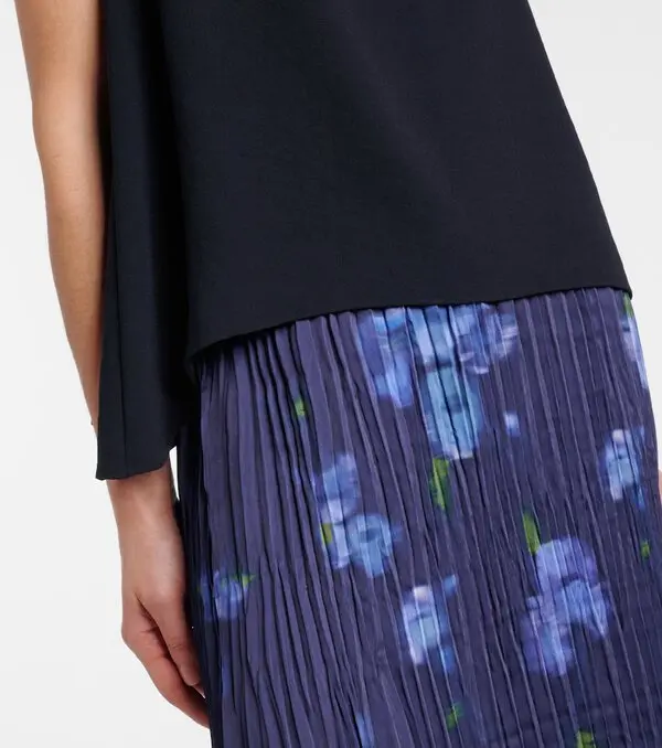 Vince Asymmetric Draped Top - Blue