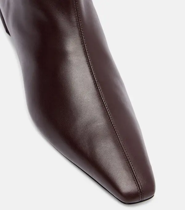 Paris Texas Bettina 25 Leather Ankle Boots - Brown