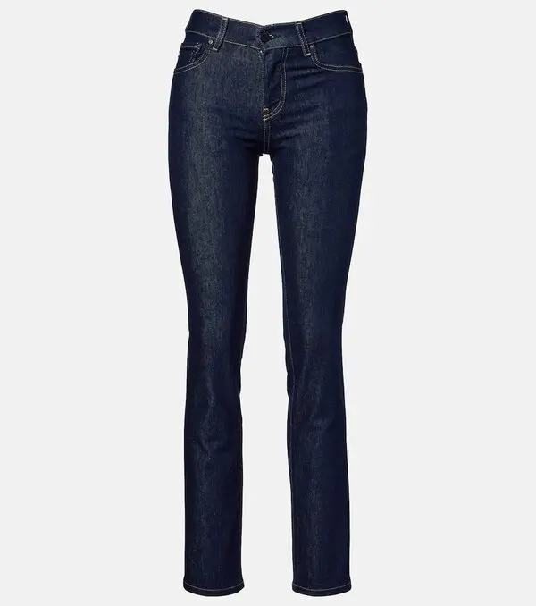 Ag Cologne Mid-rise Straight Jeans