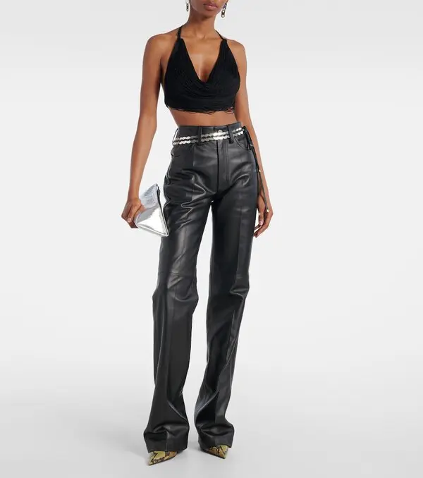 Attico Fringed Halterneck Bralette