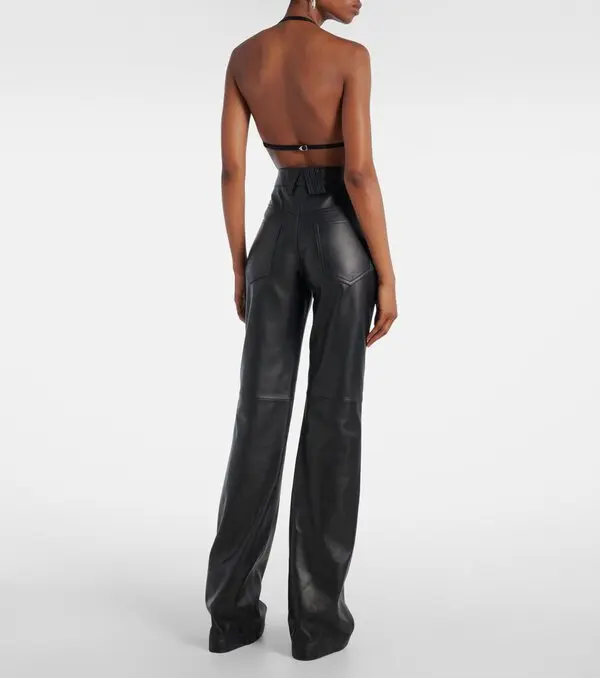 Attico Fringed Halterneck Bralette