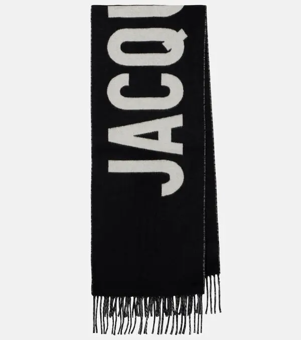 Jacquemus Jacquard Logo Virgin Wool Scarf