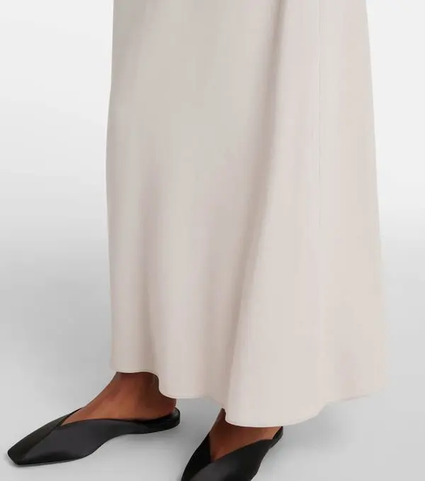 Tove Draped Woven Maxi Dress