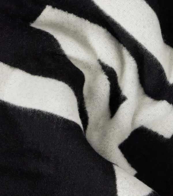 Jacquemus Jacquard Logo Virgin Wool Scarf