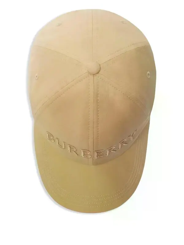 Burberry Logo Gabardine Baseball Cap