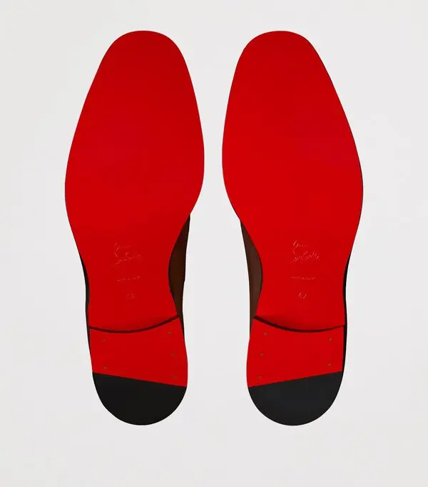 CHRISTIAN LOUBOUTIN Sartok Leather Monk Shoes