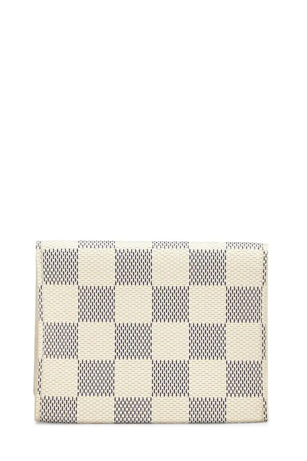 LOUIS VUITTON Damier Azur Canvas Business Card Holder
