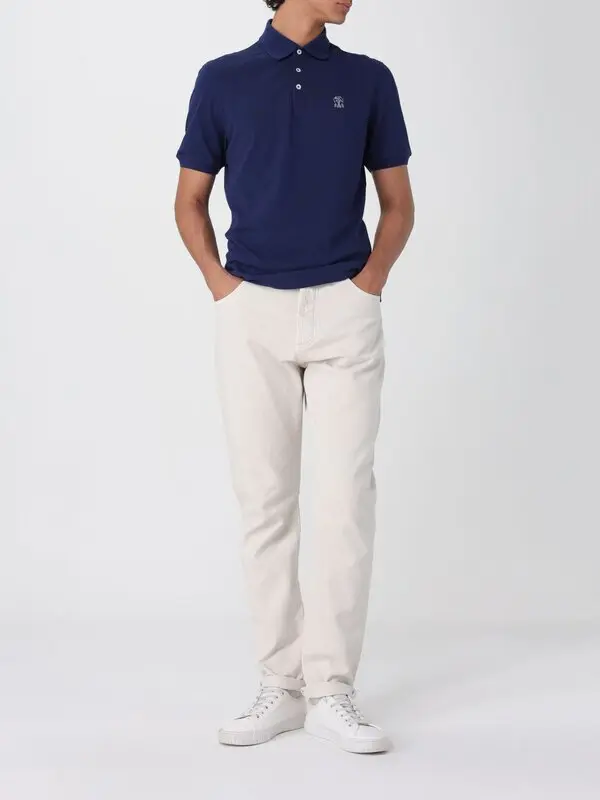 Brunello Cucinelli Polo Shirt - Blue