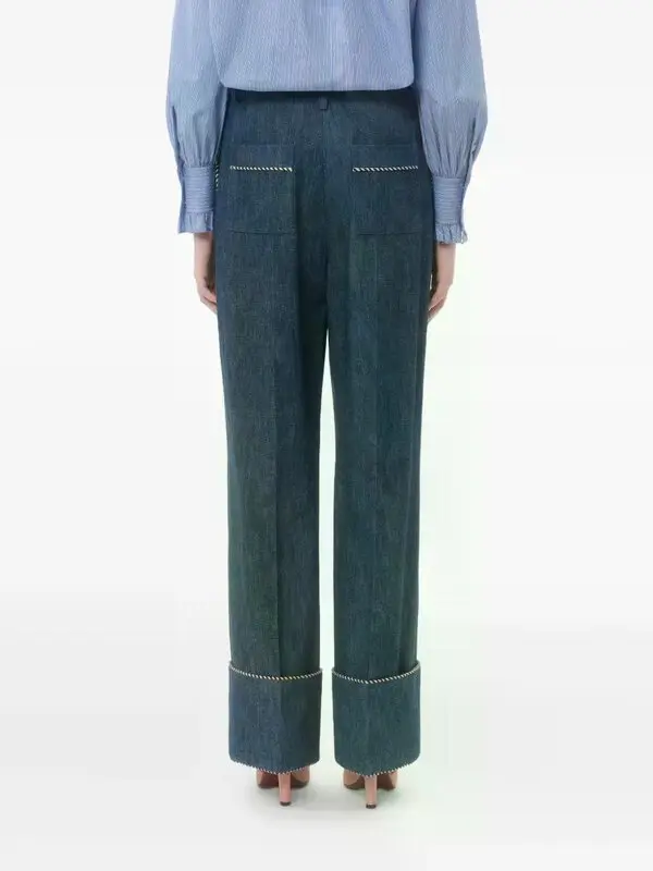 Valentino Garavani Denim Chambray Pants