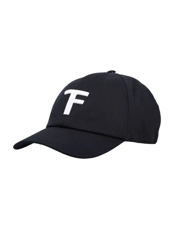 TOM FORD Baseball Cap - Black + Cream