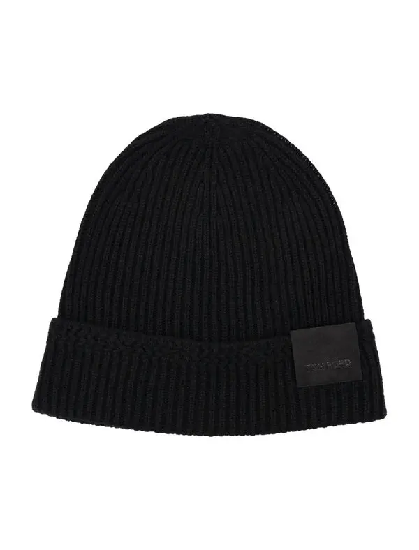 TOM FORD Cashmere Fisherman Beanie - Black
