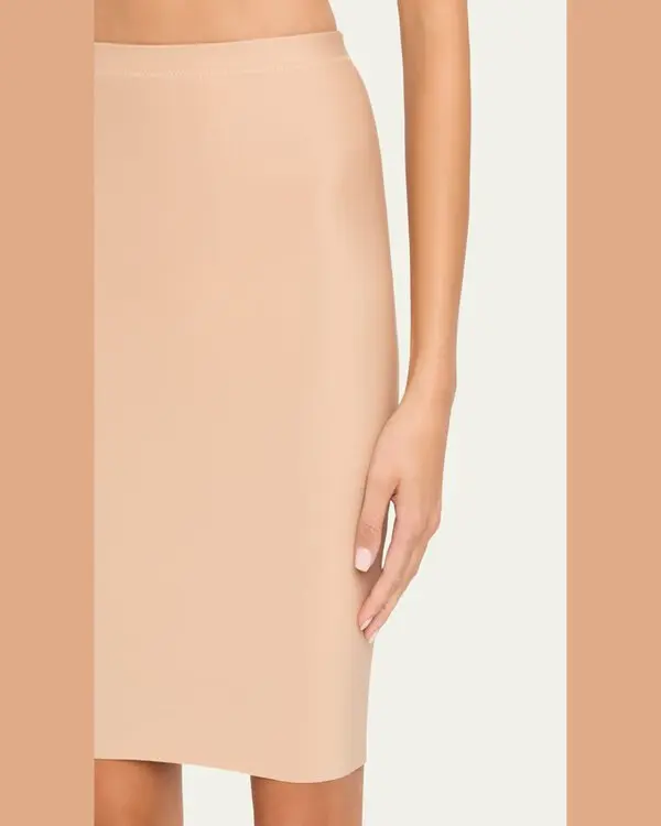 Commando Two-faced Tech High-rise Half Slip - Nu2-beig