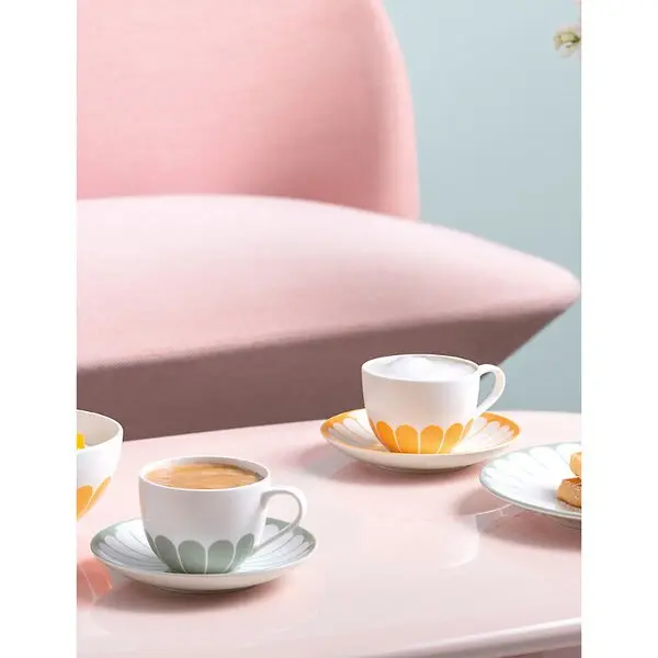 VILLEROY & BOCH Fleur Porcelain Coffee Cup 6.4cm