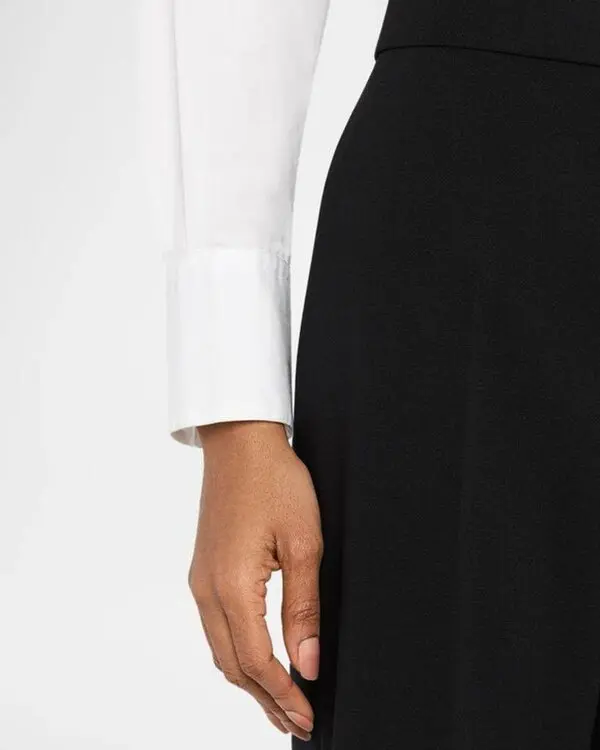 Carolina Herrera High-rise Wide-leg Wool Pants - Black