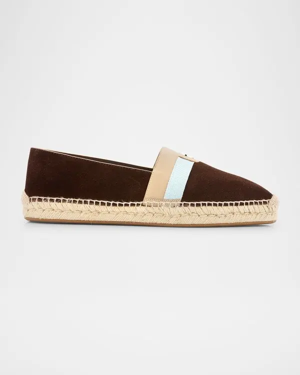 CHRISTIAN LOUBOUTIN Alfarica Nubuck Leather Espadrilles - Version Cosme