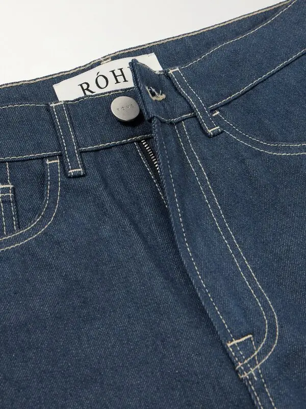 RÓHE High-rise Barrel-leg Jeans